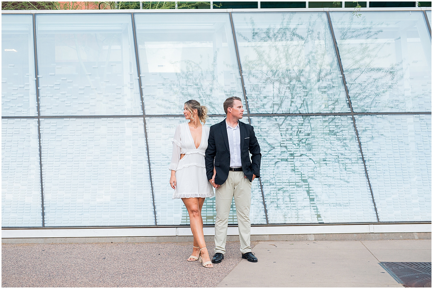 Downtown Phoenix Engagement Session | Shea + Sarah - KSL Wedding